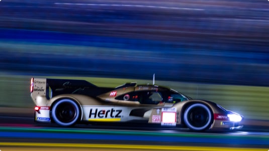 Hertz Racing Gold