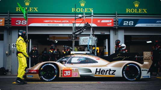 Hertz Racing Gold